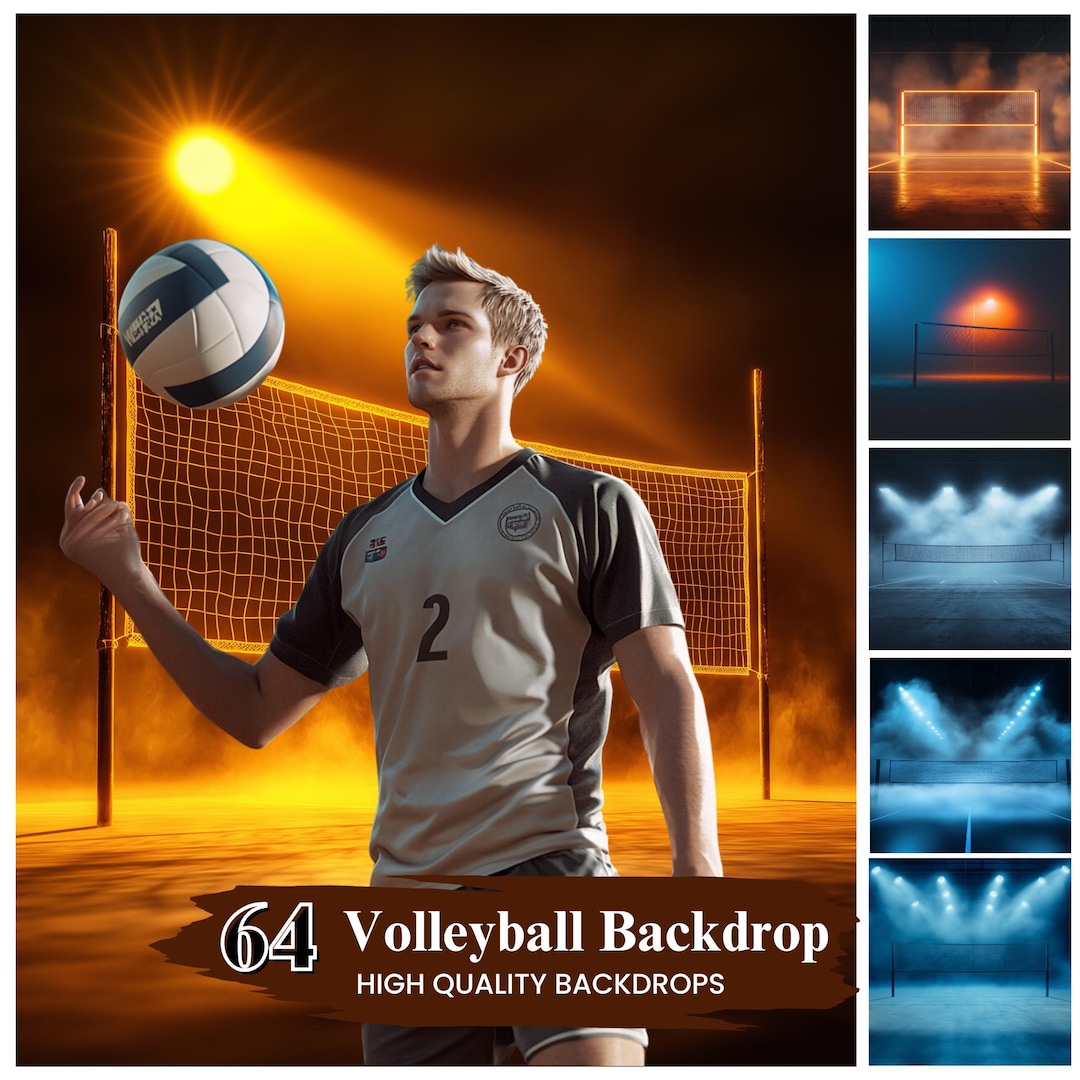 50+ Volleyball Digital Backdrop, Volleyball Poster, Photography ...