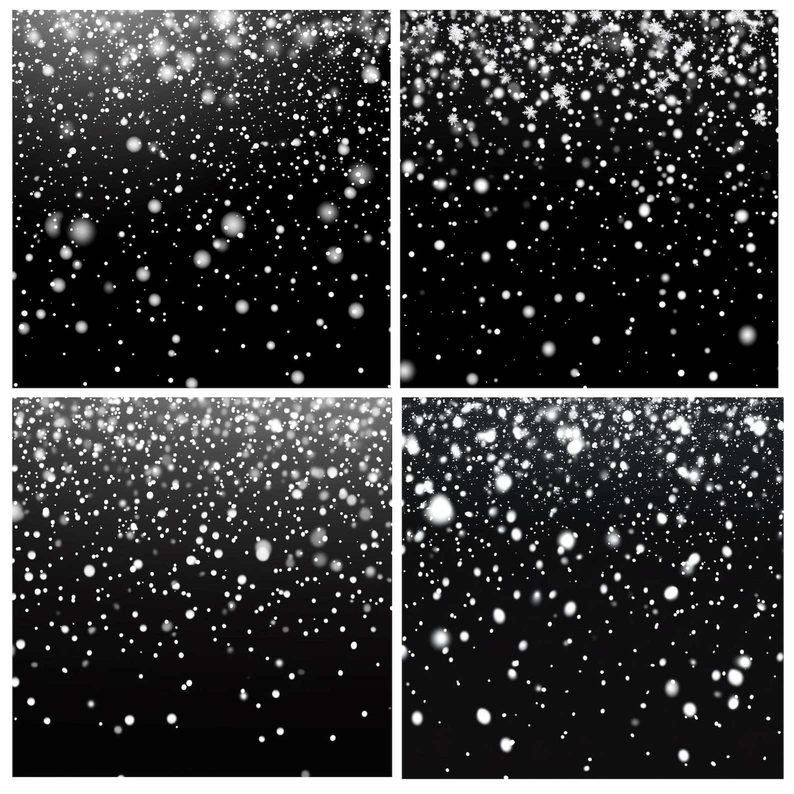 50+ Realistic Snow Digital Overlay, Falling Snow Overlay, Snow Filter ...