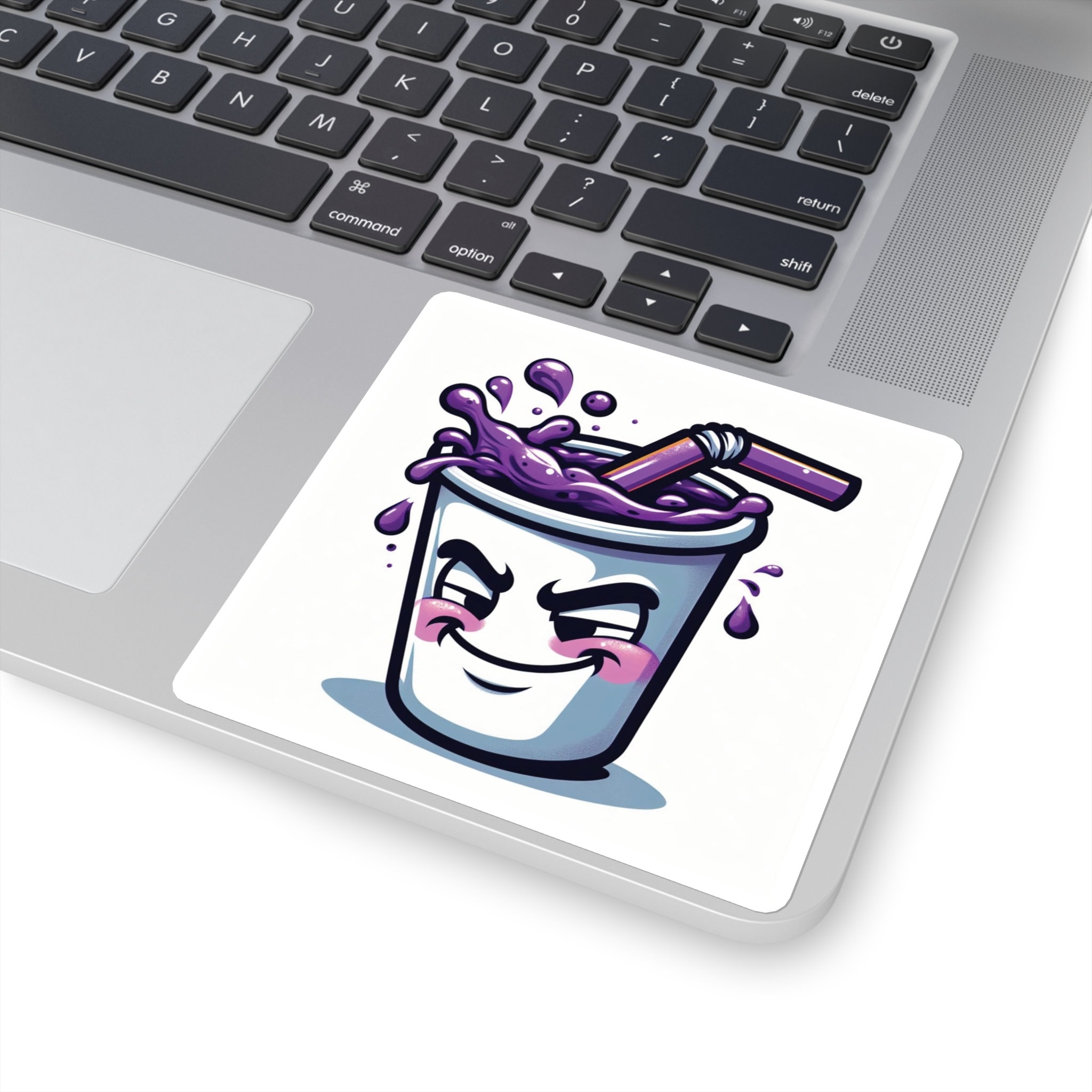 Square Stickers Purple Drink Syrup Meme Cartoon Drank Sprite Lean - Etsy