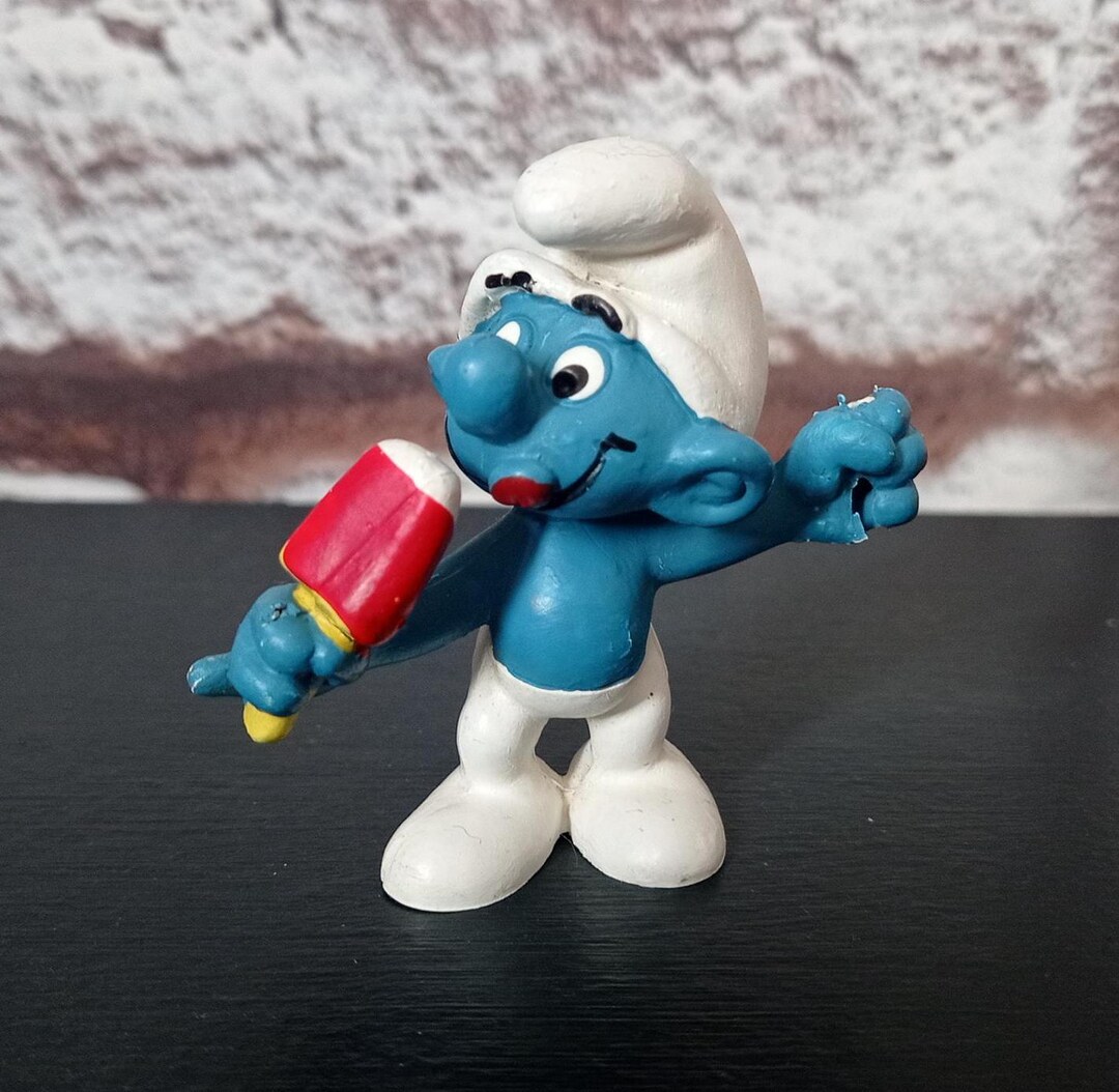 The Smurfs - 2.5" PVC Figure - Ice Lolly Smurf 2.0053 - Schleich - Etsy