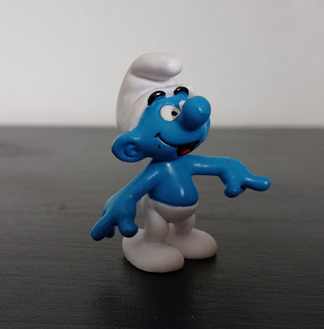 The Smurfs - 2.5" PVC Figure - Pointing Smurf 2.0050 - Schleich - Etsy