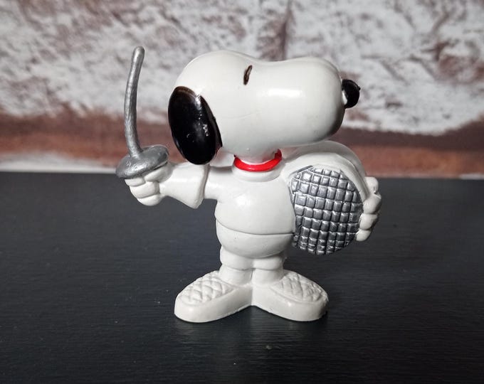 Peanuts - 2.5" PVC Figure - Fencer Snoopy - United Feature - Etsy