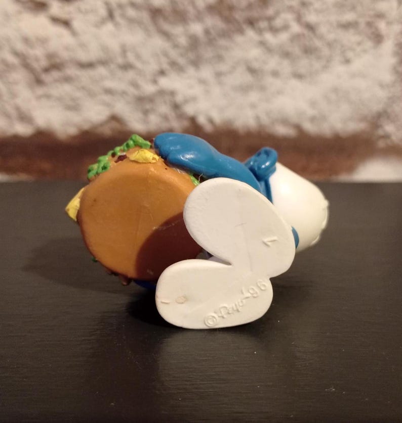 The Smurfs 2.5 PVC Figure Mcdonalds Big Mac Smurf - Etsy