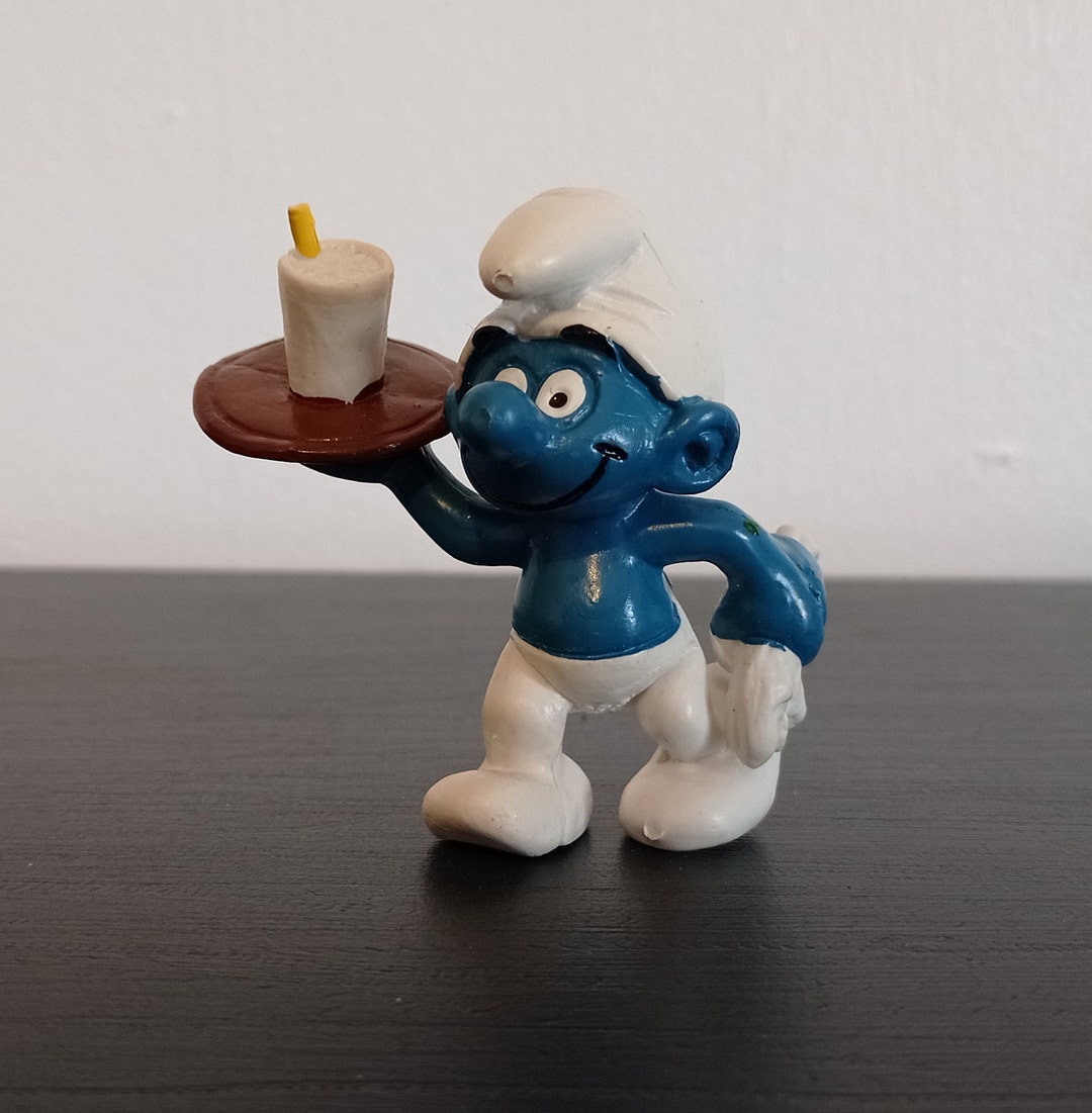 The Smurfs - 2.5" PVC Figure - Waiter Smurf 2.0162 - Schleich ...