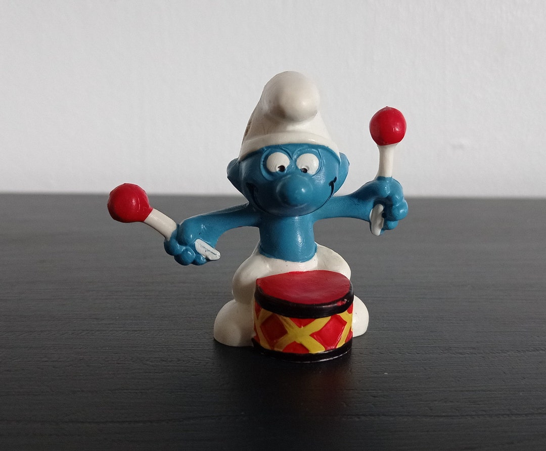 The Smurfs 2 PVC Figure Drummer Smurf 2.0009 - Etsy