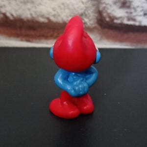 The Smurfs - 2.5" PVC Figure - Papa Smurf Thnking 2.0424 - Schleich - Etsy