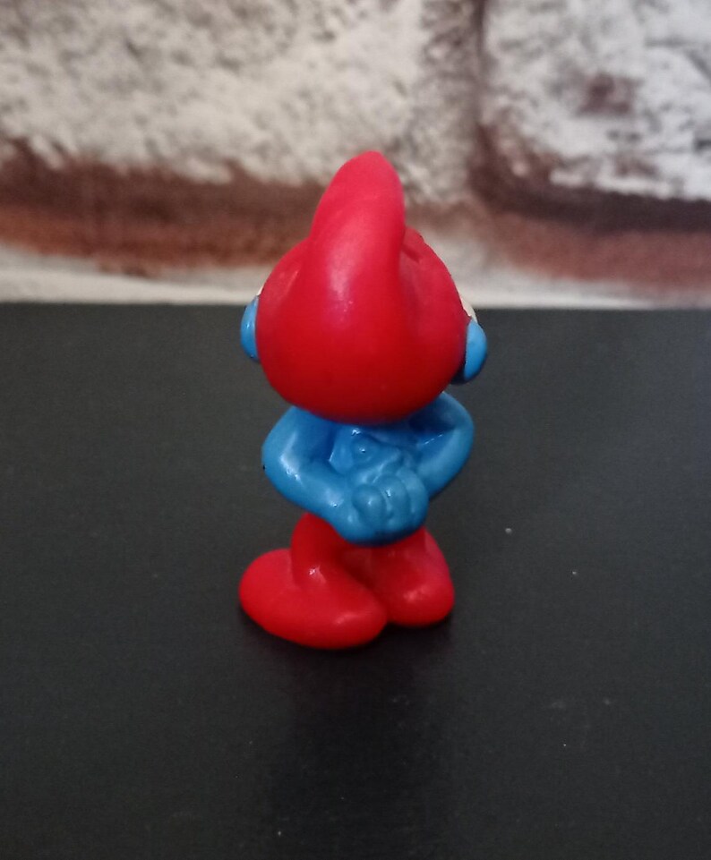 The Smurfs - 2.5" PVC Figure - Papa Smurf Thnking 2.0424 - Schleich - Etsy