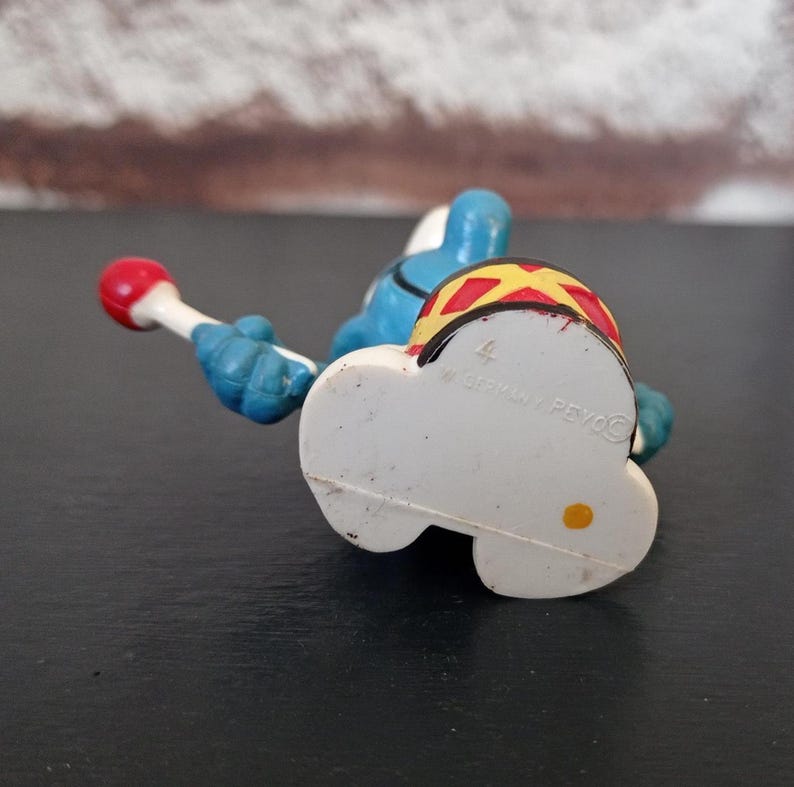 The Smurfs - 2" PVC Figure - Drummer Smurf 2.0009 - Etsy