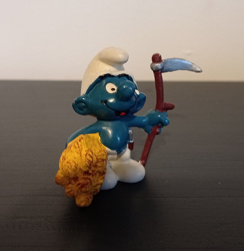 The Smurfs - 2.5" PVC Figure - Haymaker Smurf 2.0145 - Schleich - Etsy
