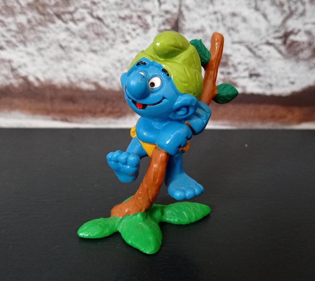 The Smurfs 3.5 PVC Figure Wild Smurf 2.0230 Schleich - Etsy