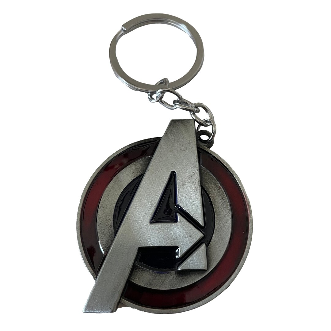 Keychain Marvel Avengers Logo - Etsy