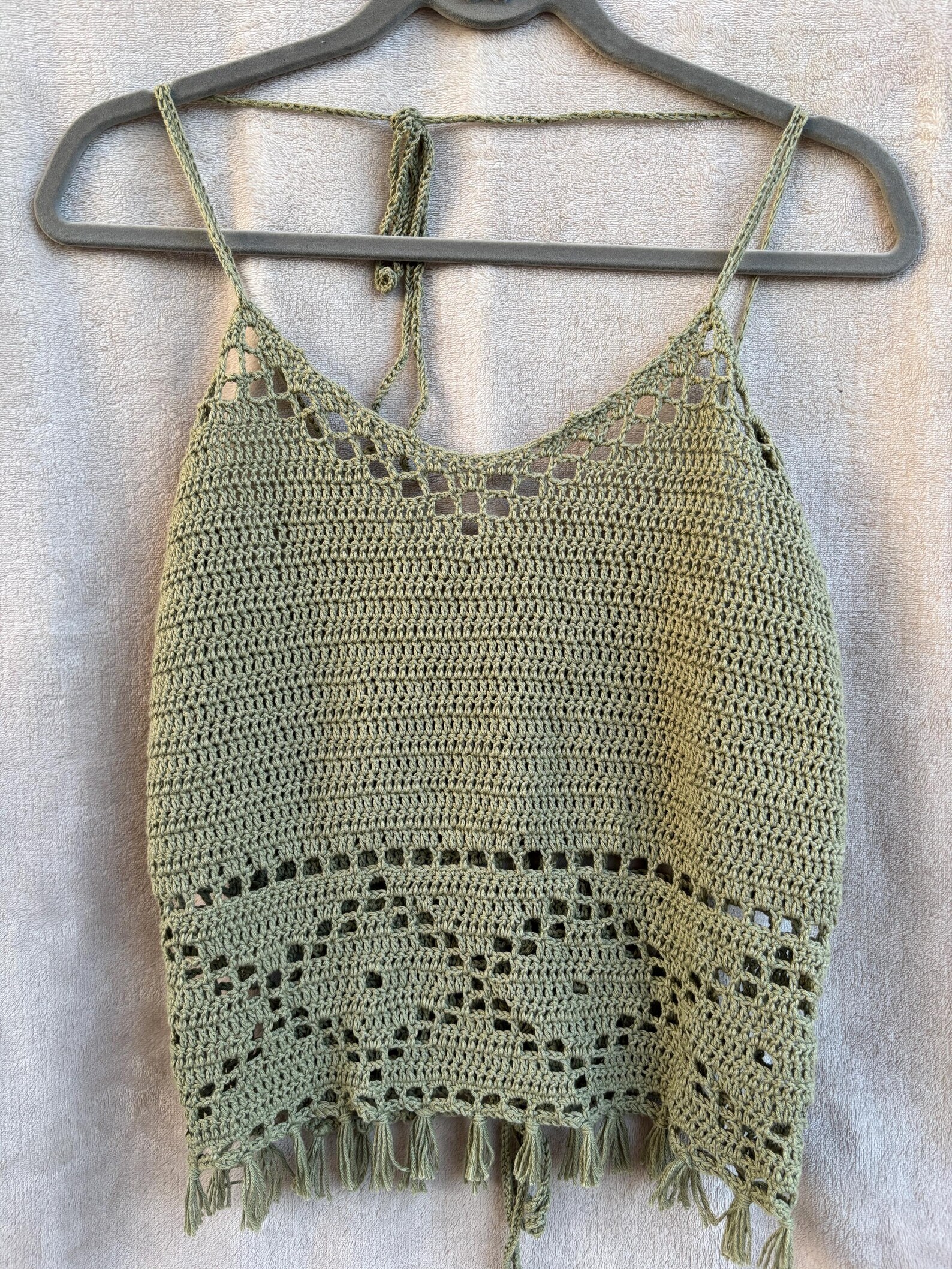 Green Summer Top With Straps - Etsy