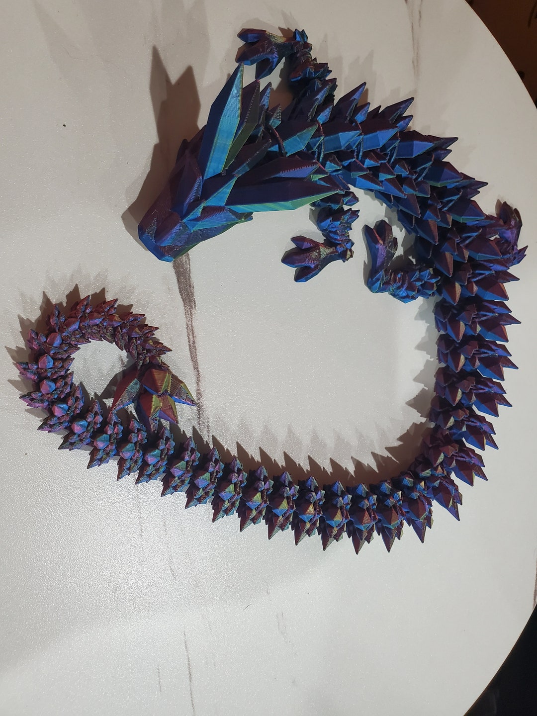 Large Articulated Crystal Dragon - Etsy