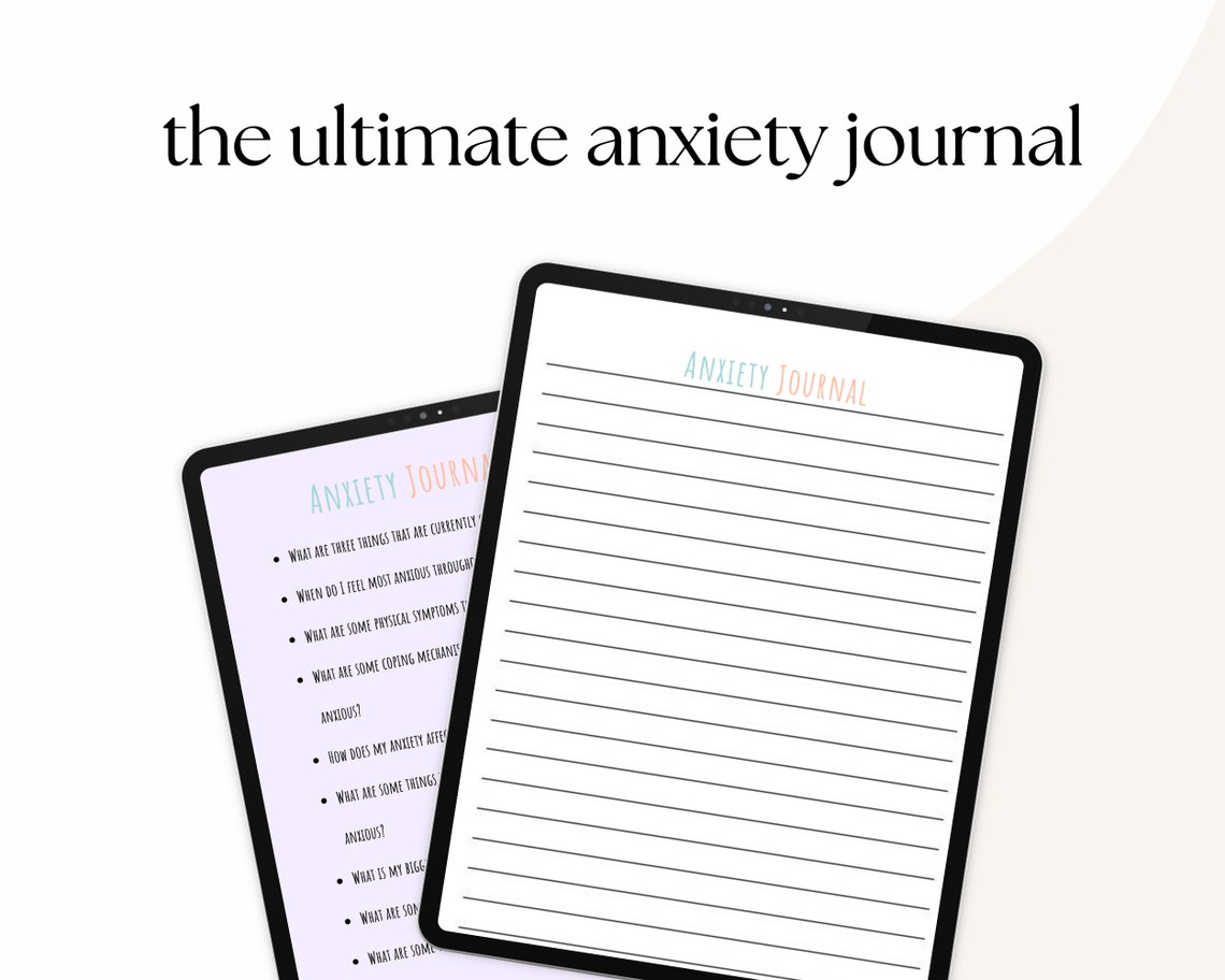 Anxiety Journal, Mental Health Journal, Daily Check-in for Mental ...