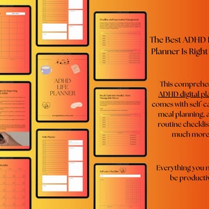ADHD Digital Planner, ADHD Productivity Planner, Goodnotes Planner ...