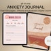 Anxiety Journal, Mental Health Journal, Daily Check-in for Mental ...
