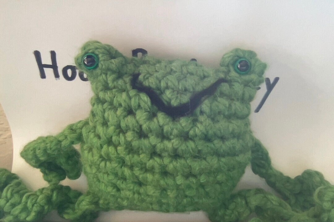 Gerald the Frog Pattern/crochet a Thon/ Froggy Pattern/ Knit a Thon ...