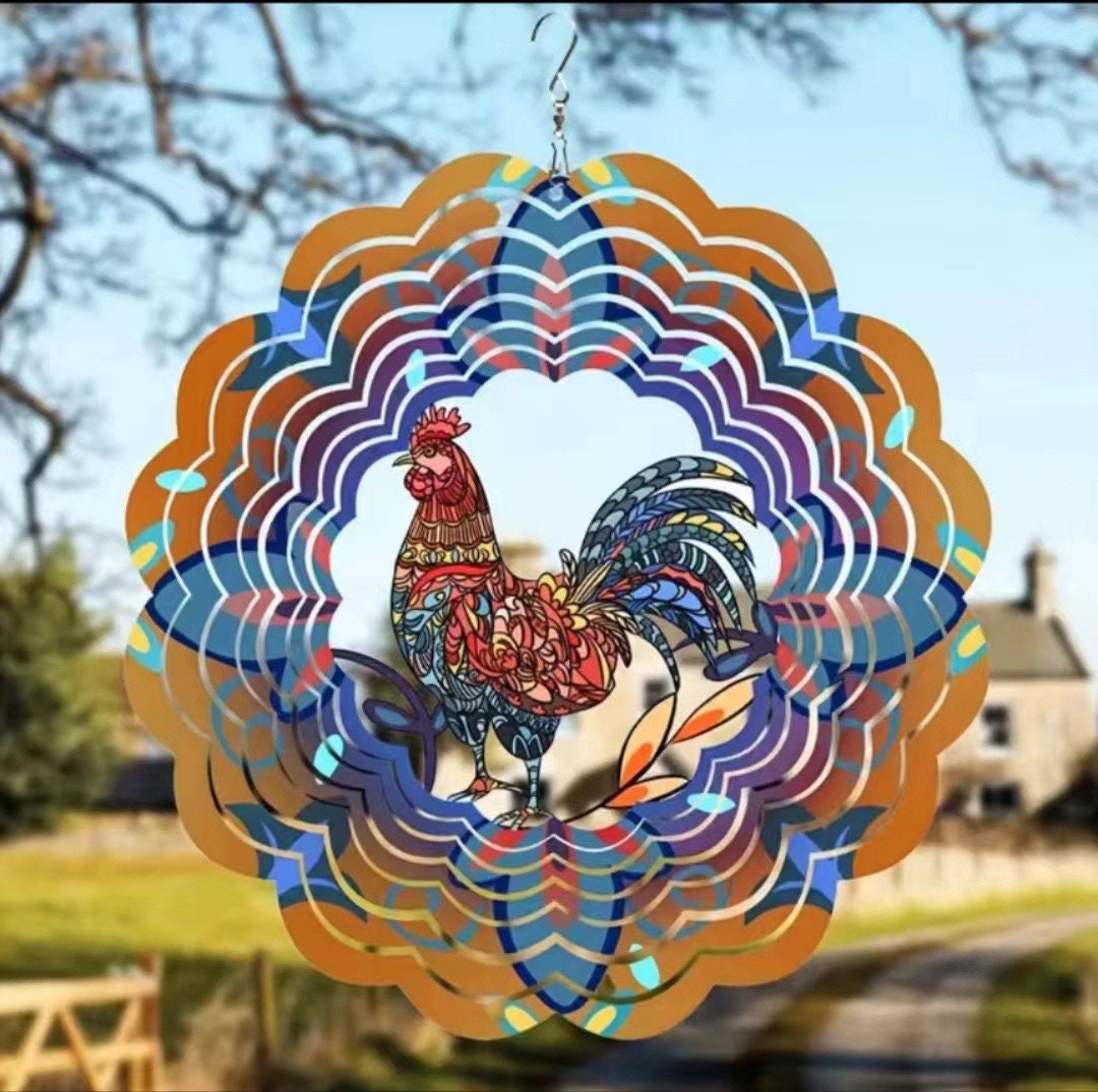 Rotating Wind Spinner Garden Decoration - Etsy