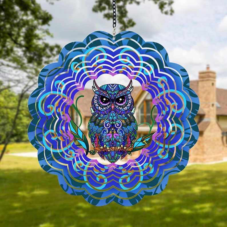 Rotating Wind Spinner Garden Decoration - Etsy