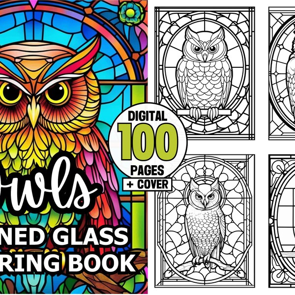 Stained Glass Owl - Etsy