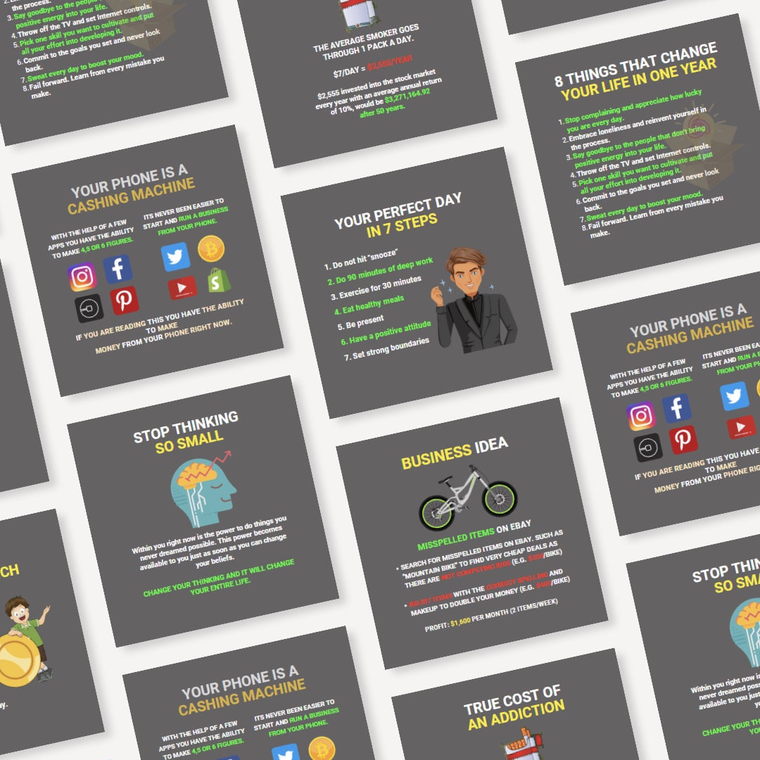 50 Helpful Business Infographics Template - Etsy