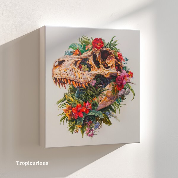 T Rex Painting - Etsy