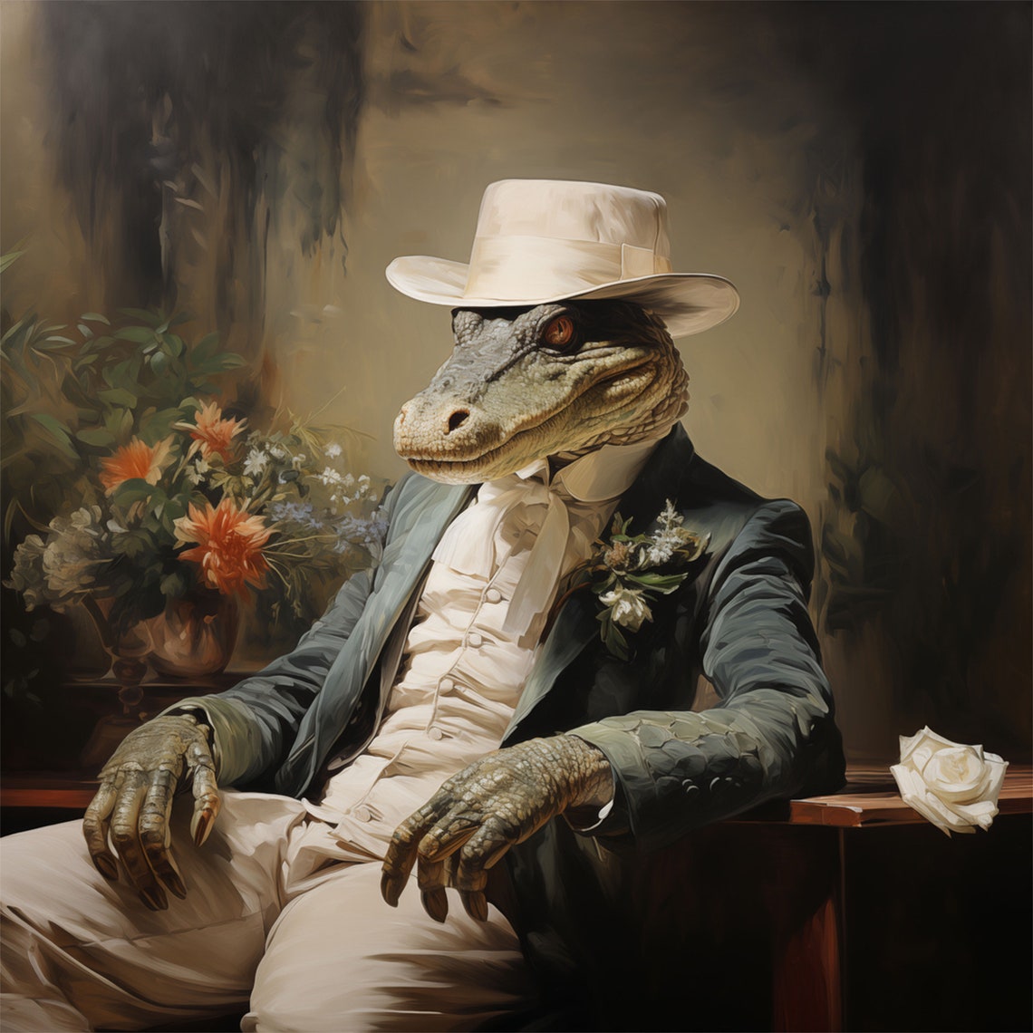 Fancy Alligator Man - Etsy Canada