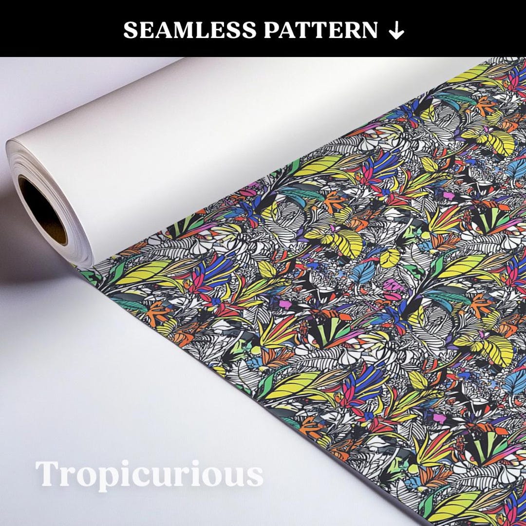 Seamless Repeating Pattern 024 Colorful Abstract Illustration, Tile ...
