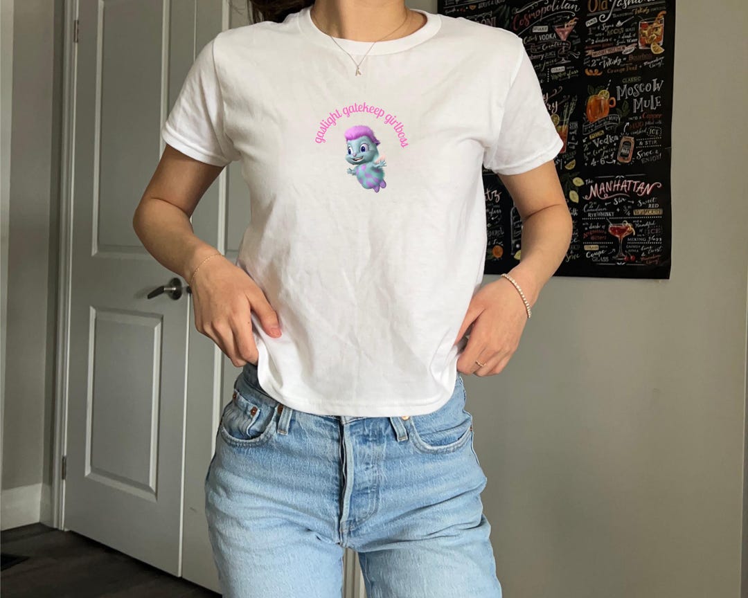 Women's Funny Baby Tee Bibble 90s Style Baby Tee Trendy Gift for Friend Y2K Shirt Gift for ...