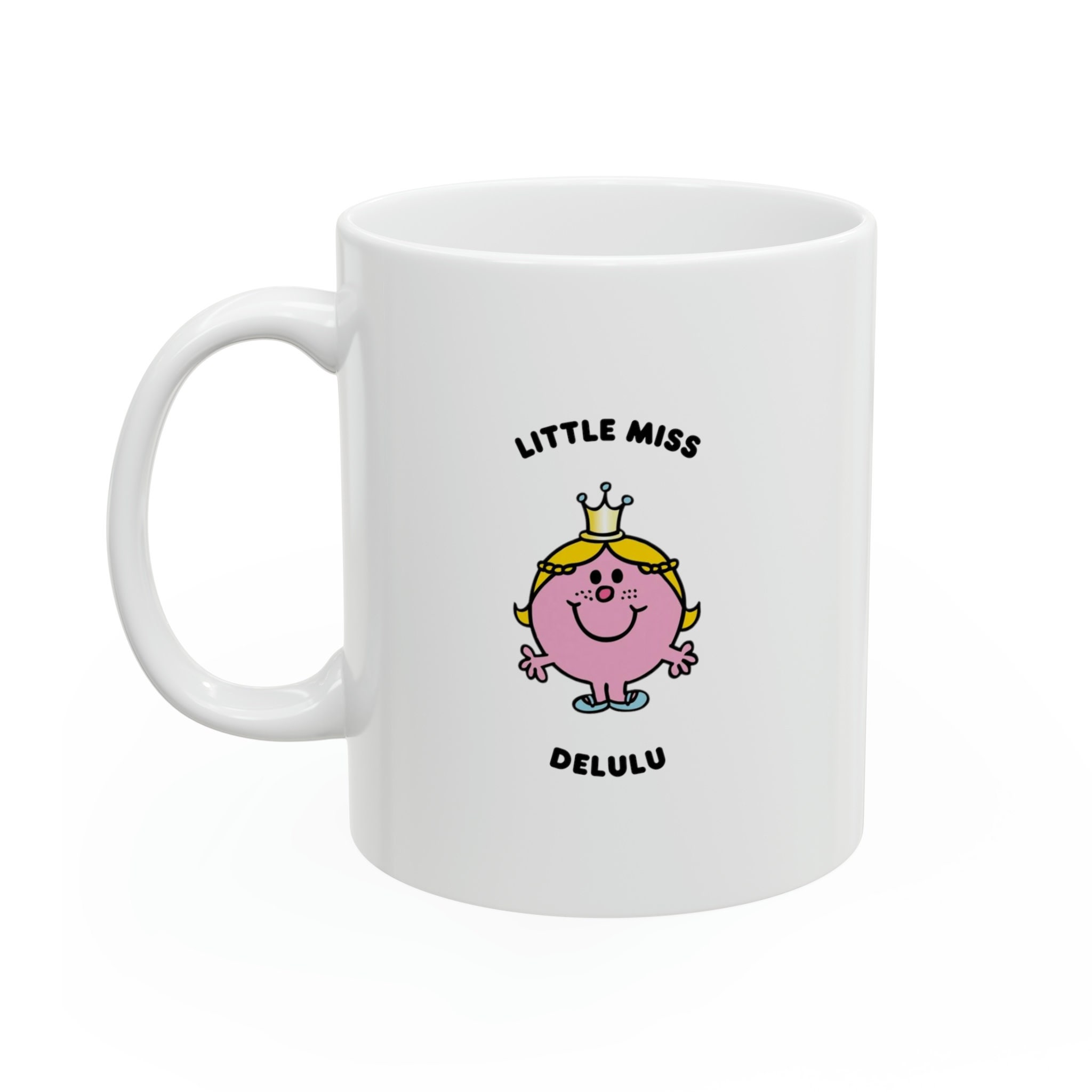 Little Miss Delulu Mug Cute Custom Coffee Mug Viral Meme Mug - Etsy