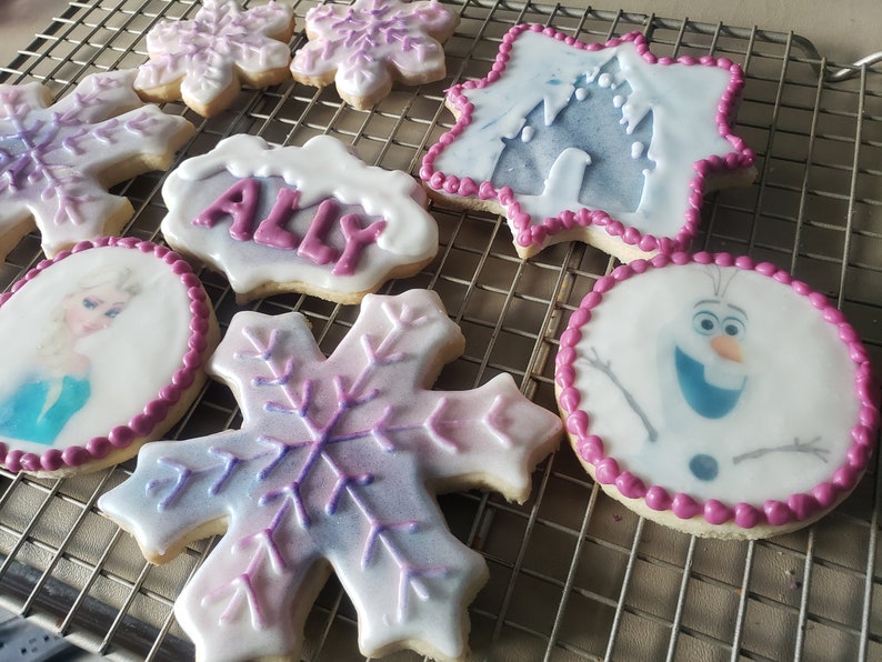 Frozen Cookies - Etsy