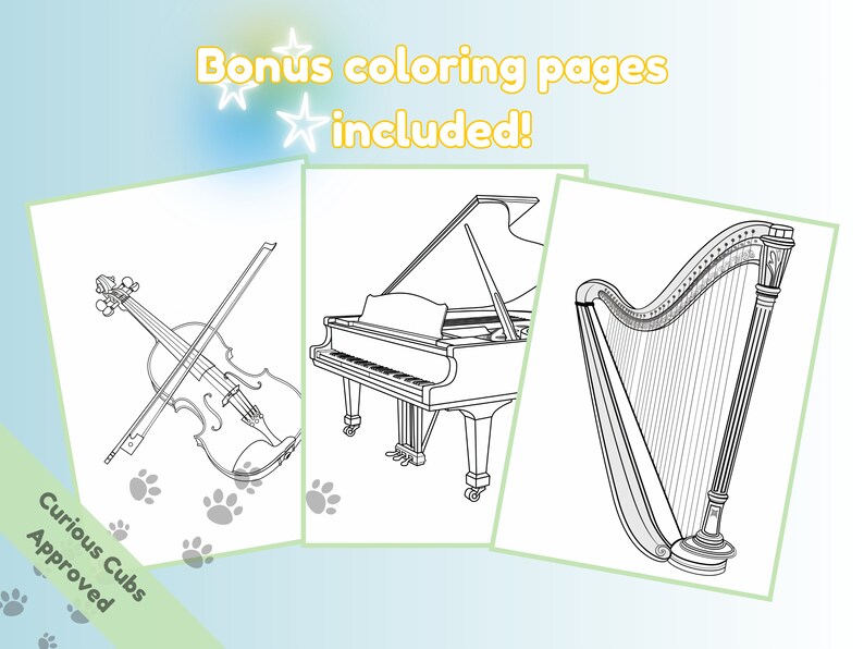 24 Musical Instruments Montessori Flashcards With Fun Facts ...