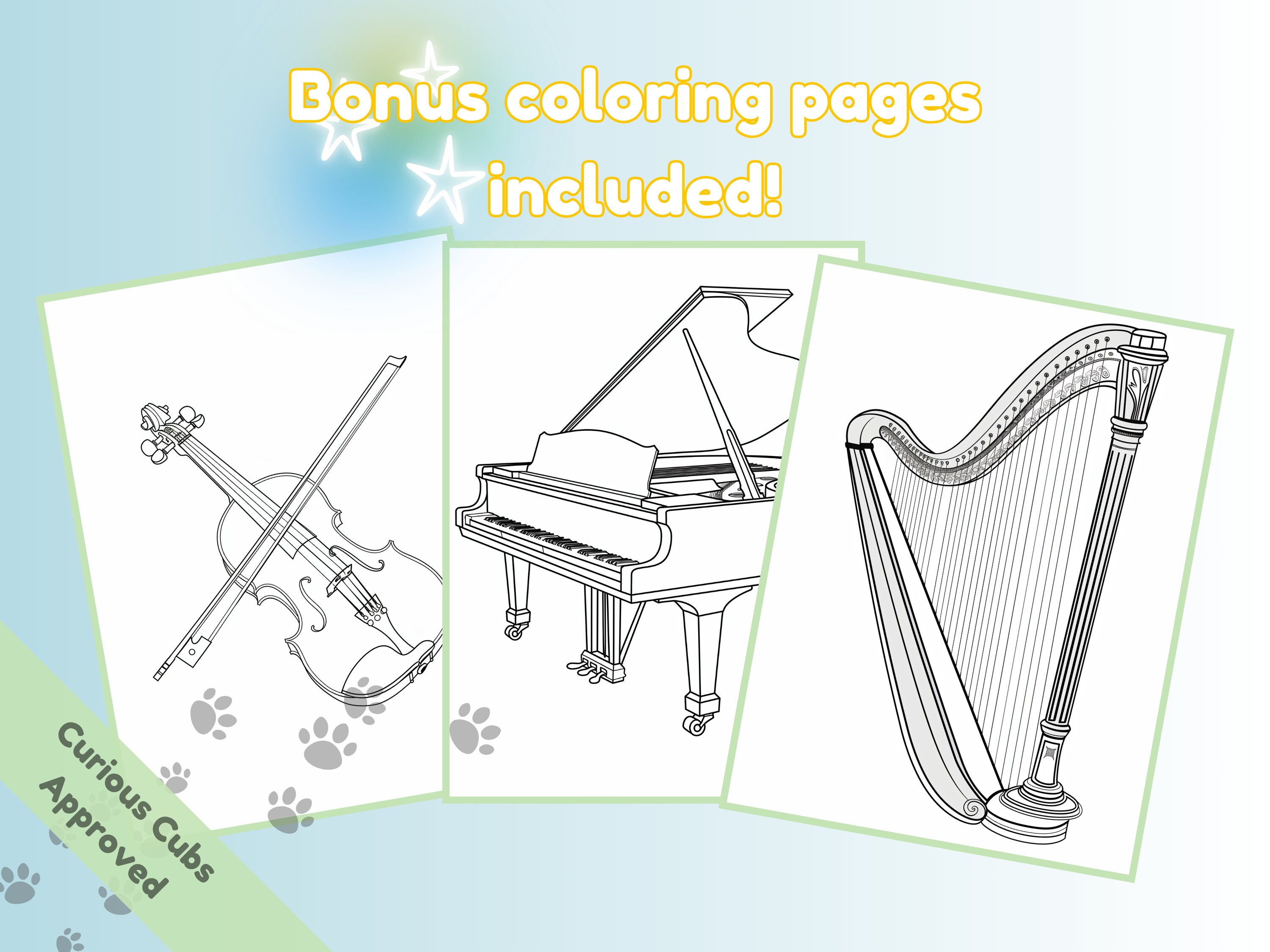 24 Musical Instruments Montessori Flashcards With Fun Facts ...