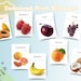 24 Healthy Eating Fruits Montessori Flashcards With Fun Facts ...