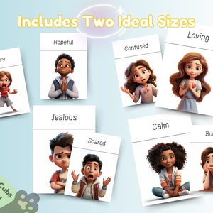 Understanding Emotions and Feelings: 24 Flashcards With Tips for ...