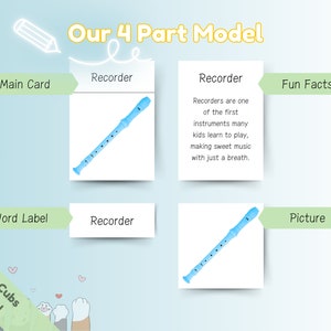 24 Musical Instruments Montessori Flashcards With Fun Facts ...