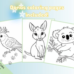 Australian Animals Montessori Flashcards: Fun Facts Printable (digital ...