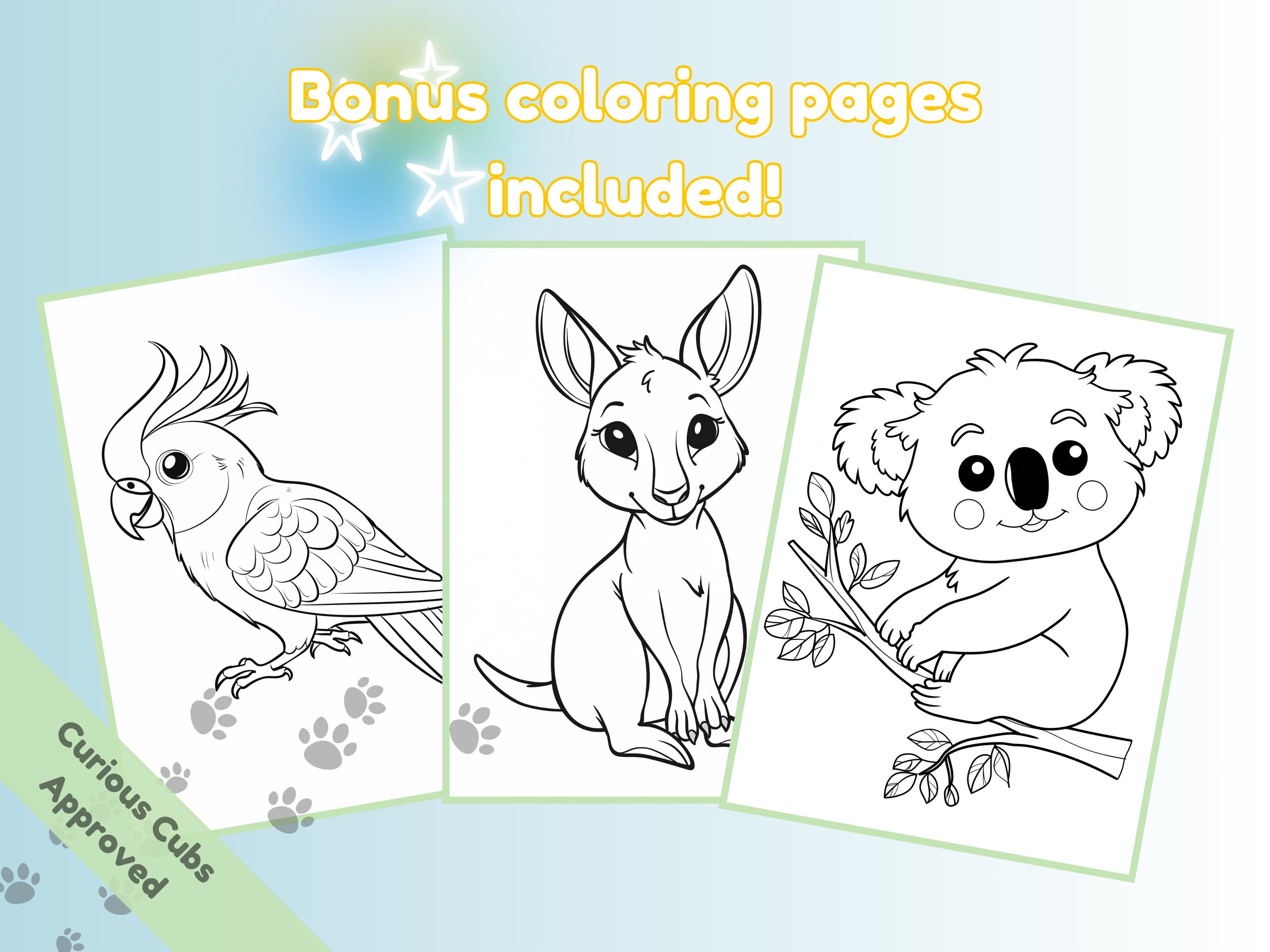 24 Australian Animals Montessori Flashcards With Fun Facts: Educational ...