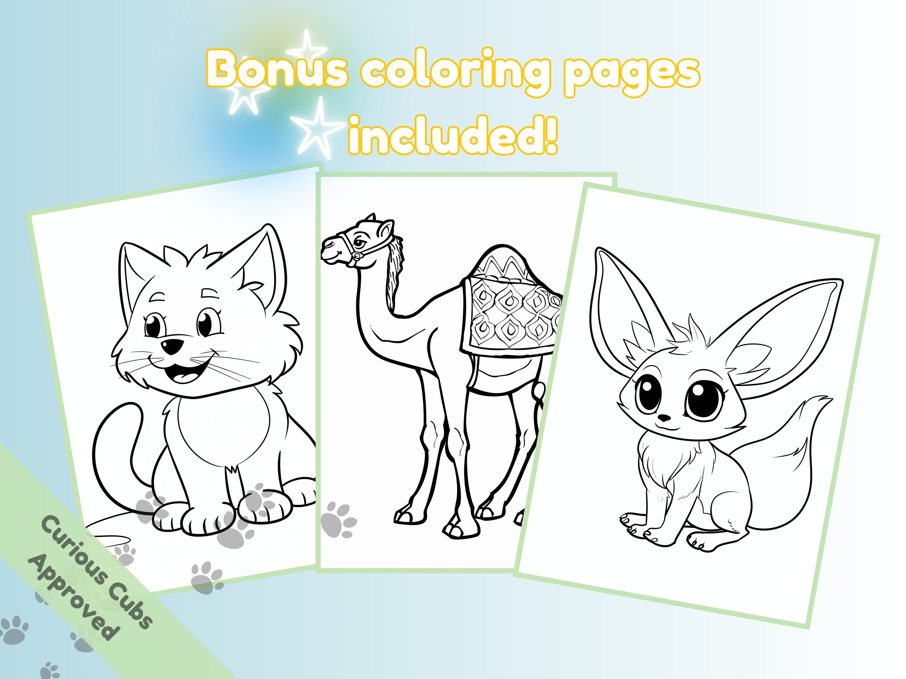 24 Desert Animals Montessori Flashcards With Fun Facts: Educational ...