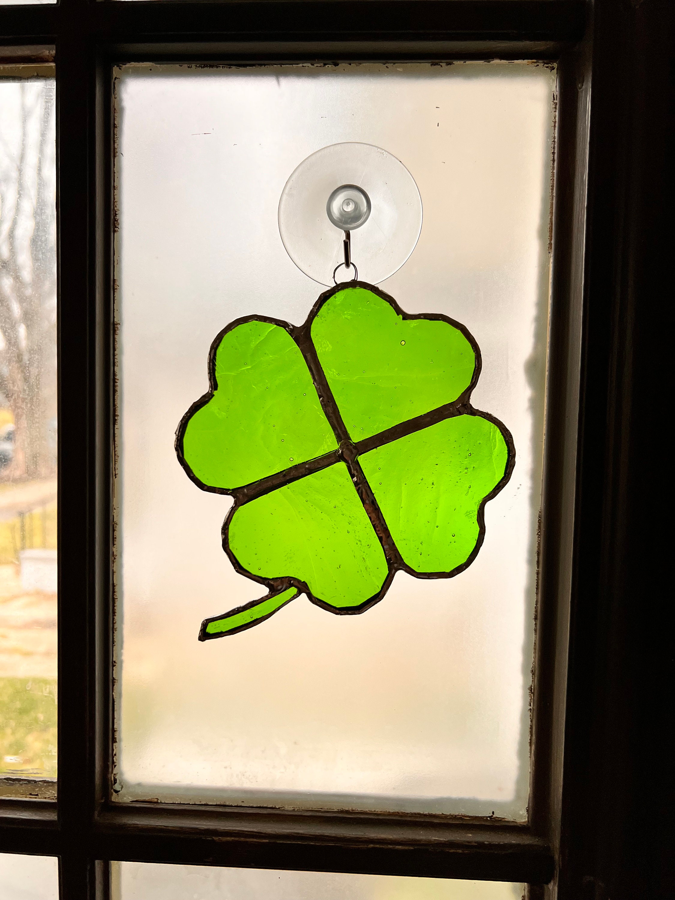 Stained Glass Clover - Etsy