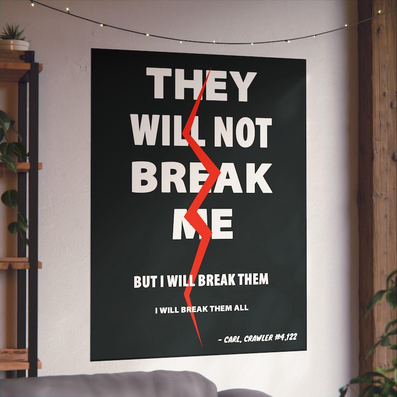 They Will Not Break Me Poster | Black Background | 11 Sizes | Dcc ...