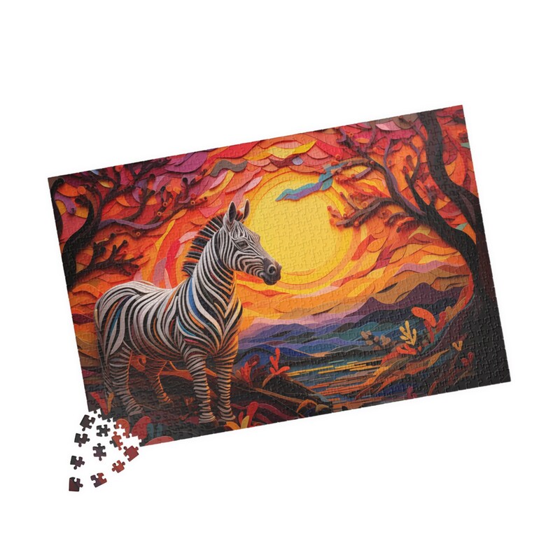 Zebra Puzzles for Adults - Etsy