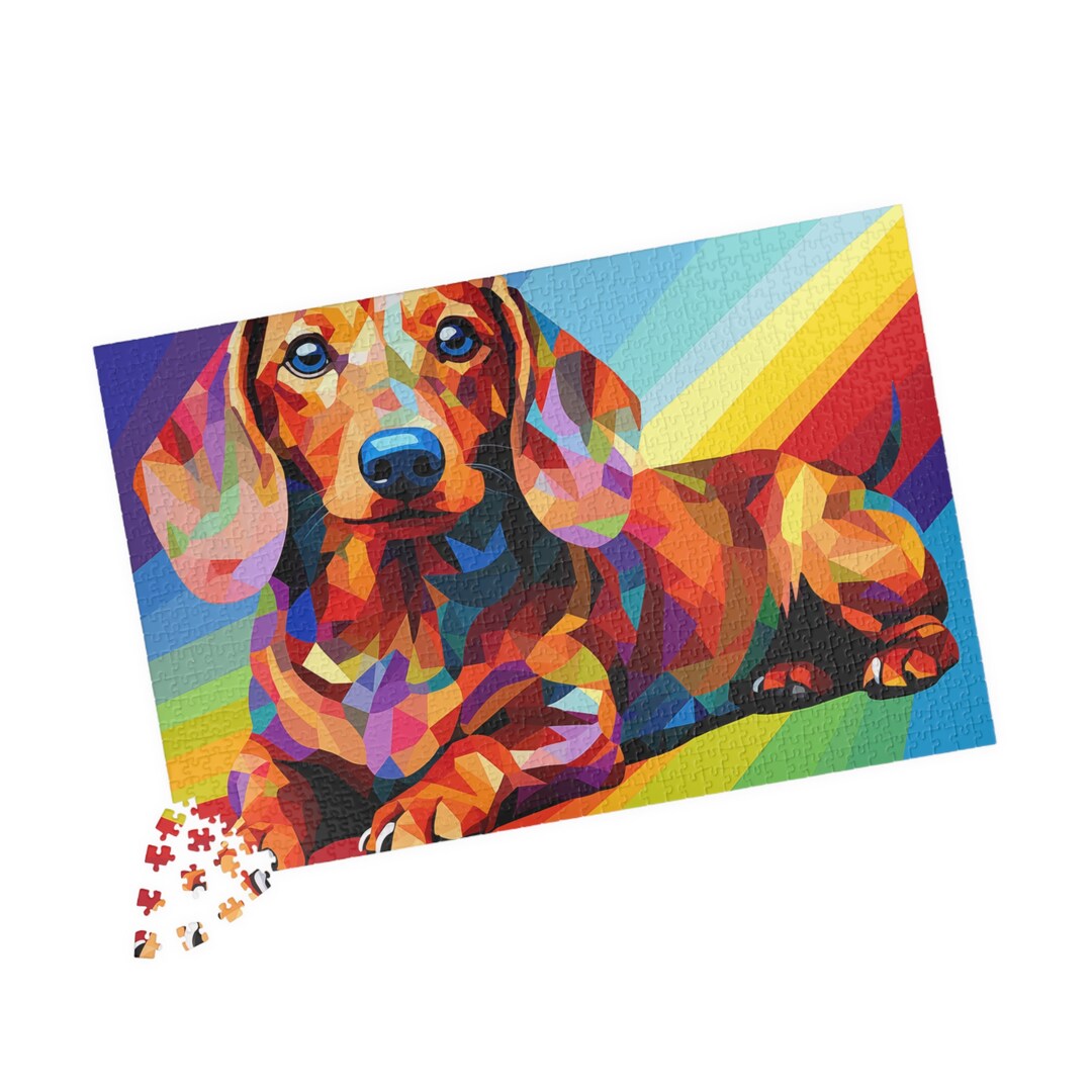 Puzzle, Dachshund Dog, Mosaic Puzzle, Gift for Dog Lover, 110-1014 ...