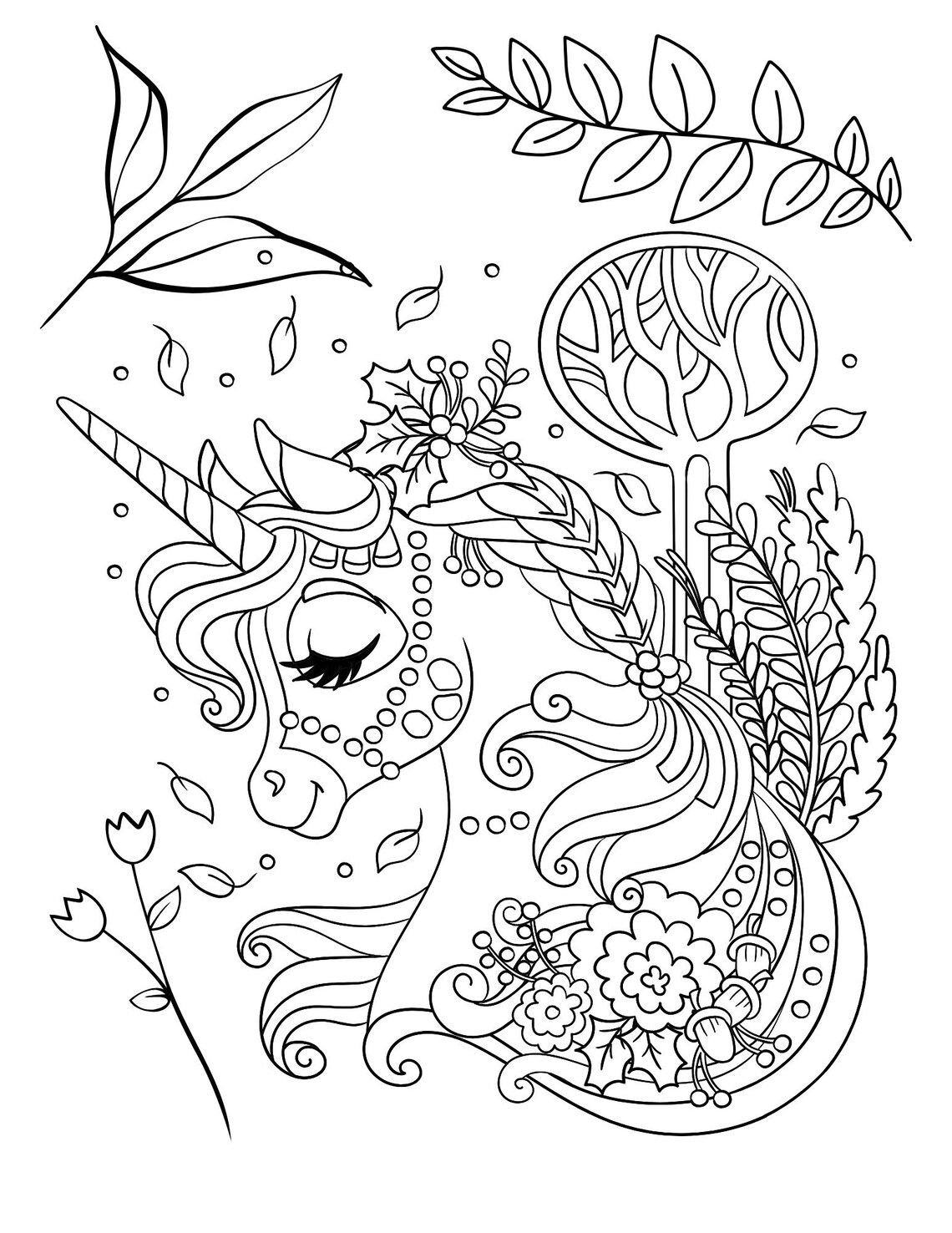 Printable Coloring Book, Whimsical Coloring, Fairy Tale Coloring, All ...