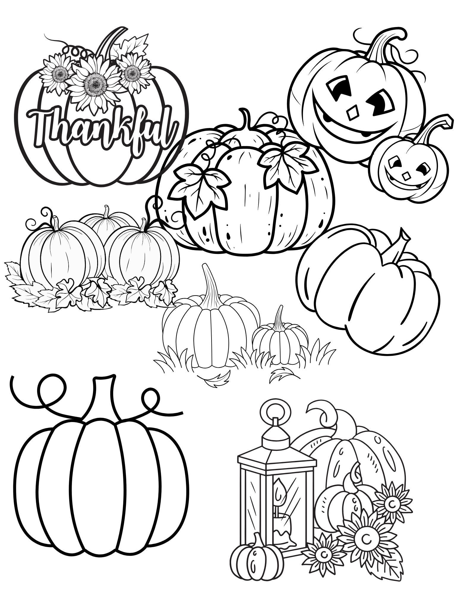 Thanksgiving Coloring Printables, Thanksgiving Activity for Kids ...