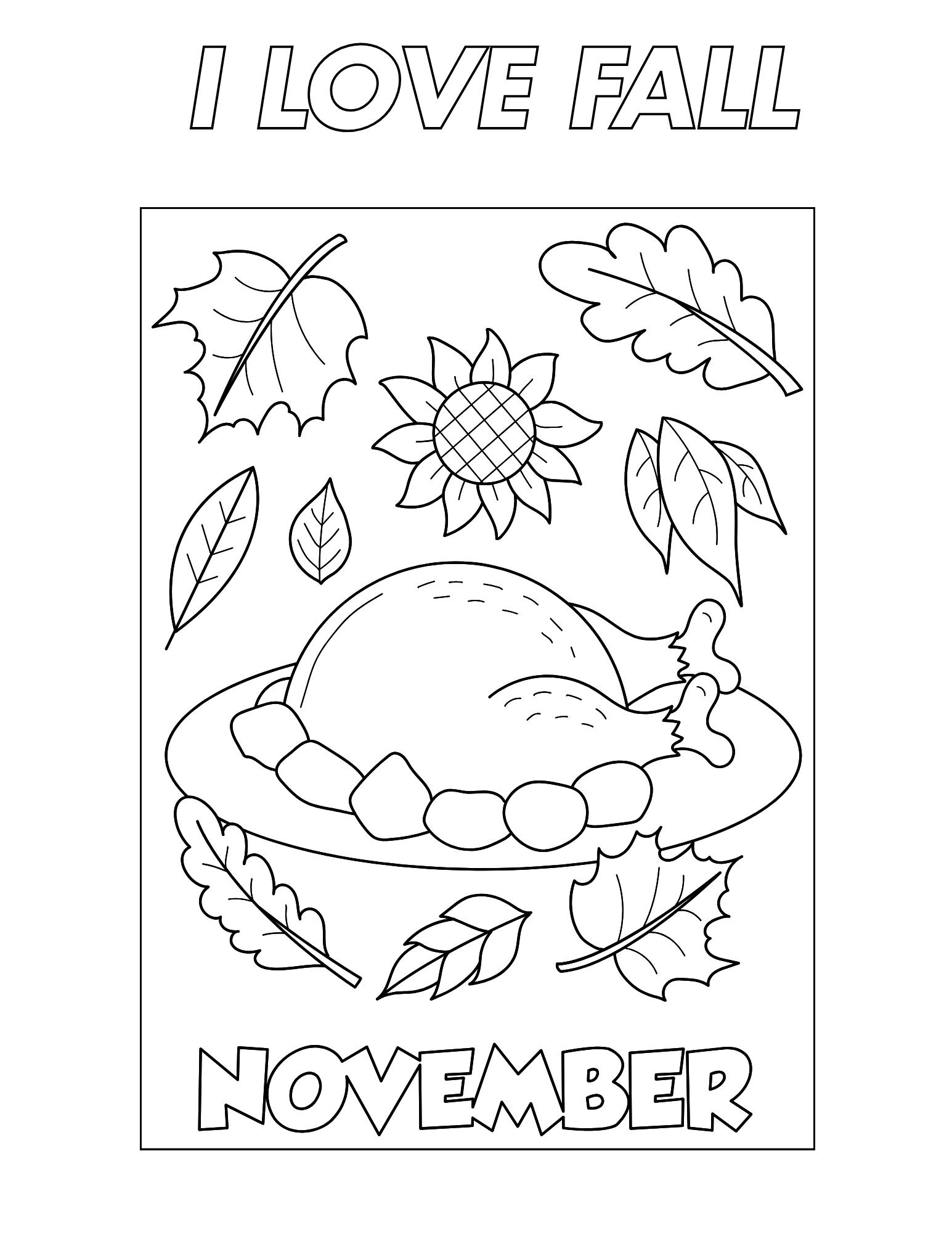 Thanksgiving Coloring Printables, Thanksgiving Activity for Kids ...