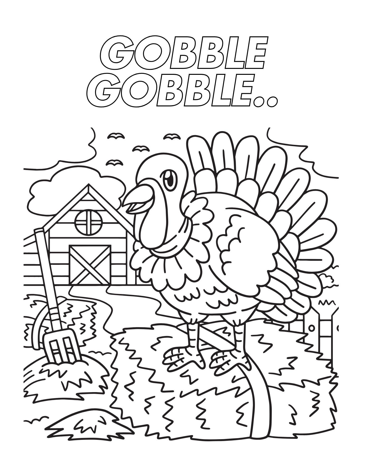 Thanksgiving Coloring Printables, Thanksgiving Activity for Kids ...