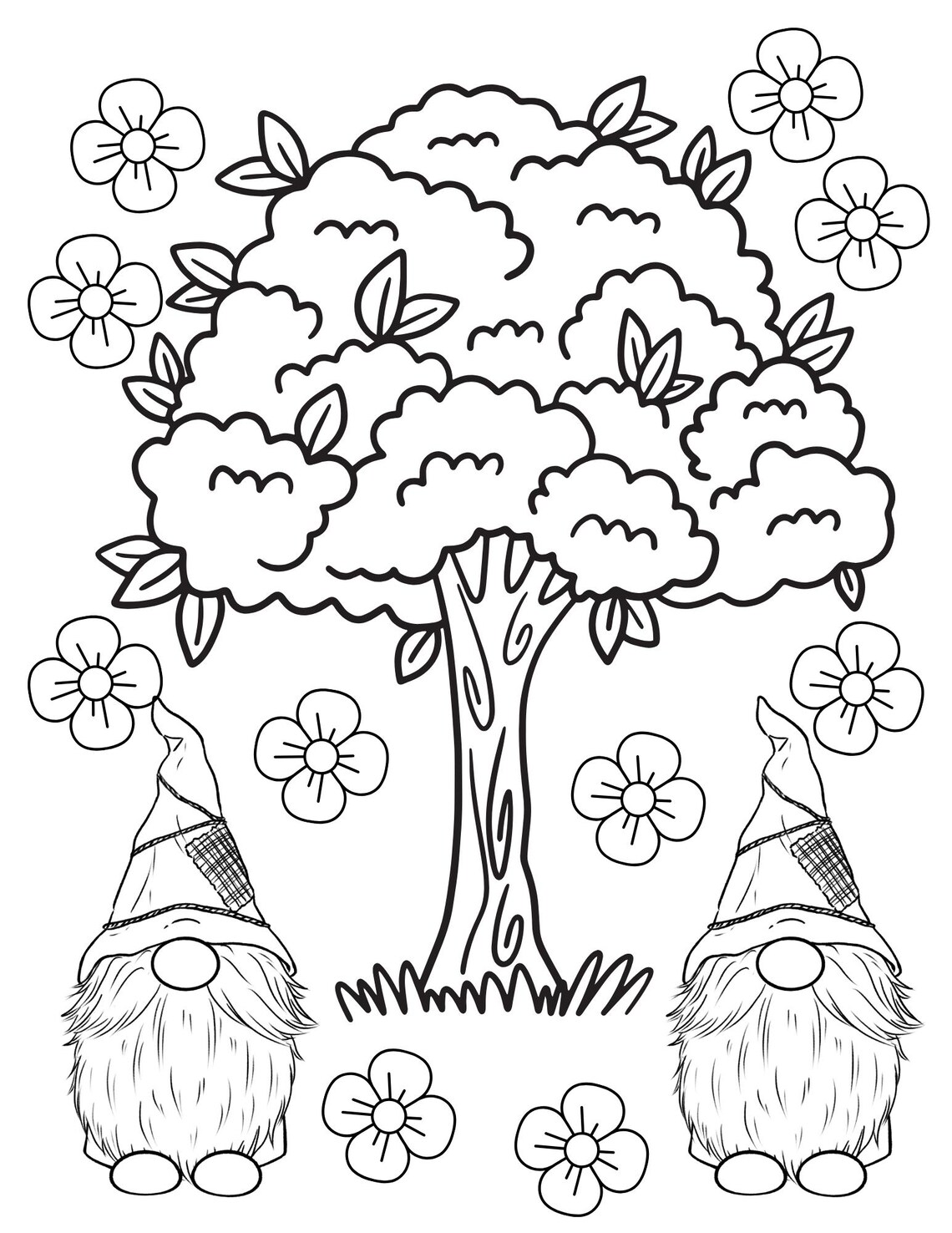 Printable Coloring Book, Whimsical Coloring, Fairy Tale Coloring, All ...