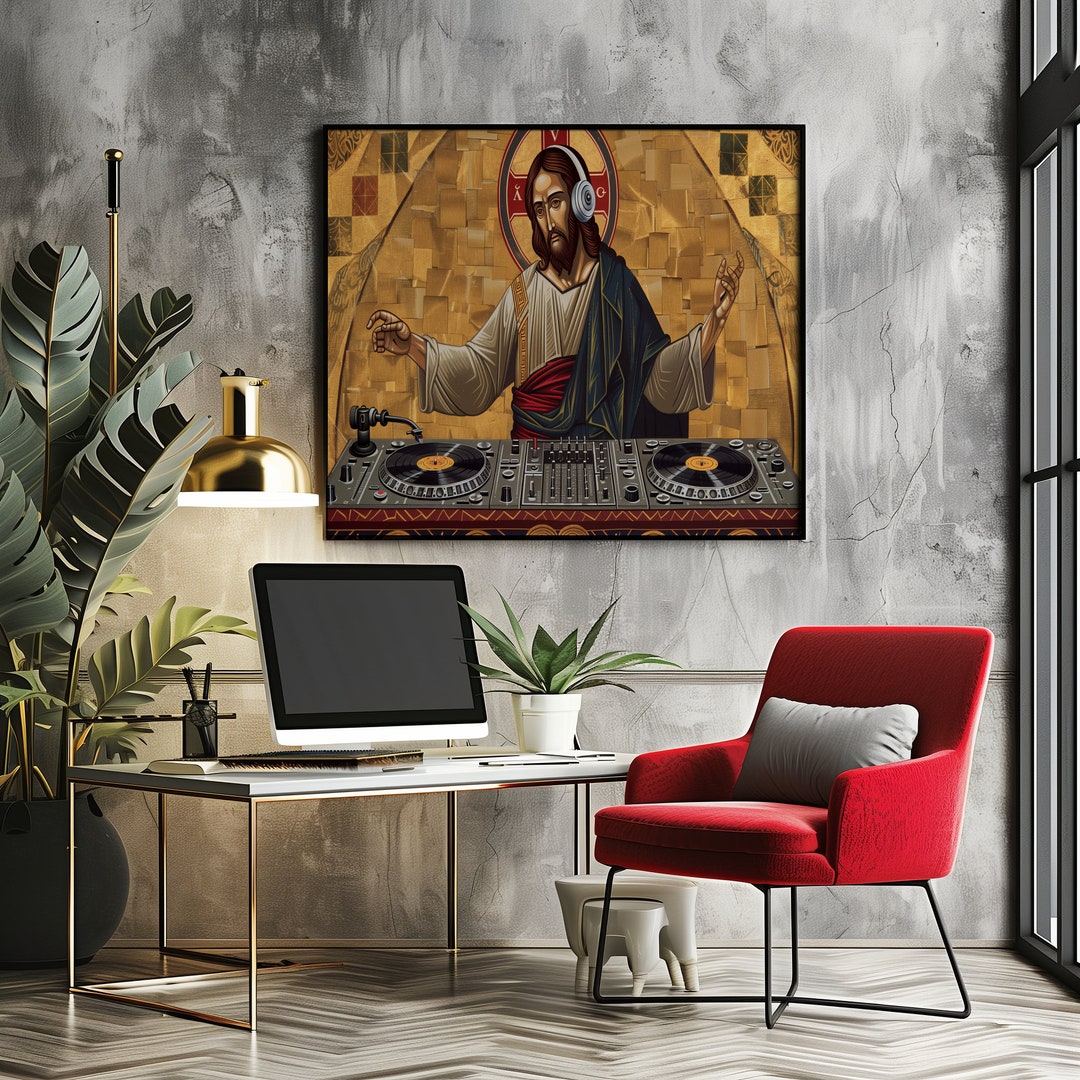 Divine Mix Jesus Turns Tables and Hearts Digital Print Wall Decor ...