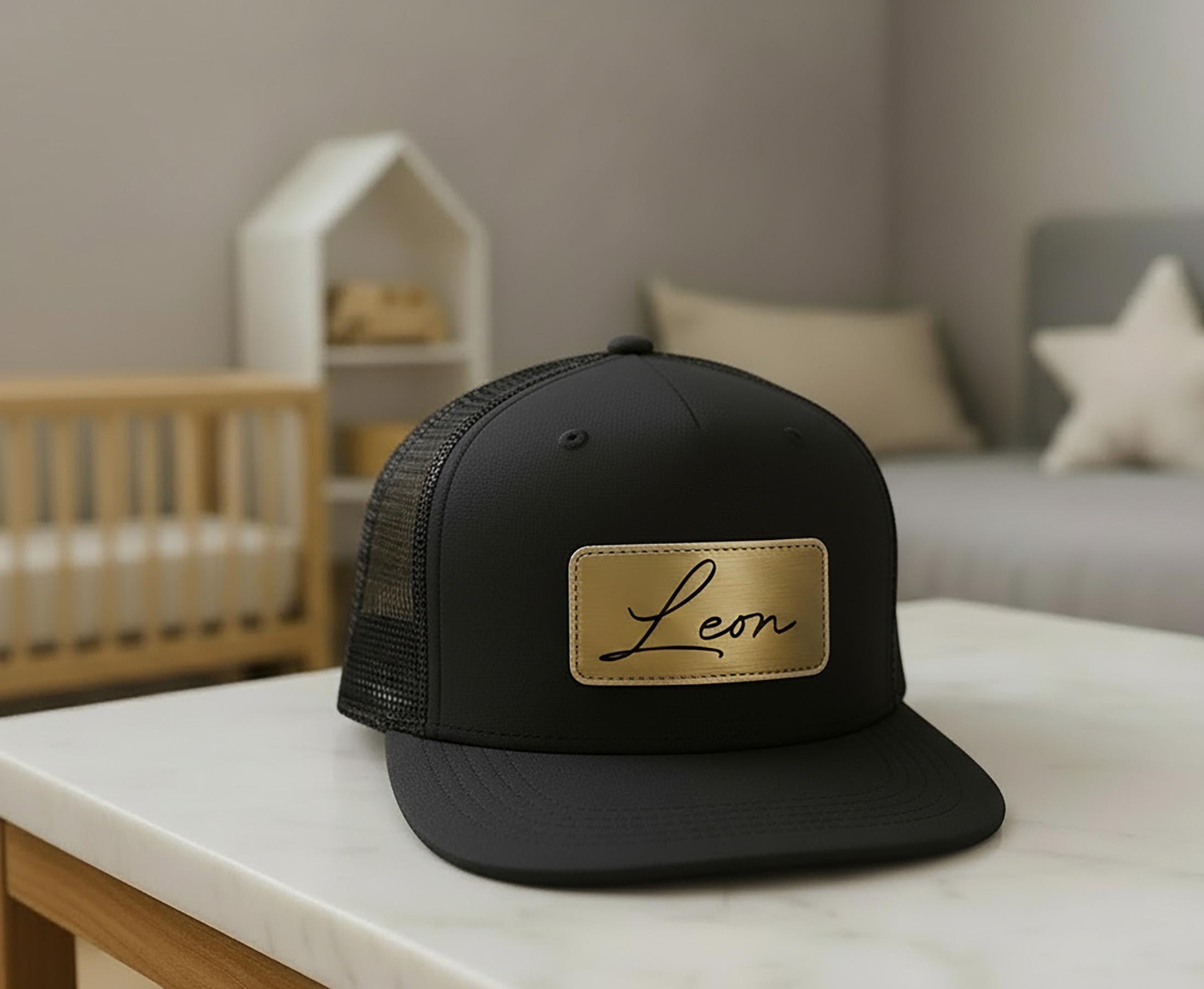 Personalized Snapback Hat, Flat Bill, Custom Infant Toddler Kids Baby ...